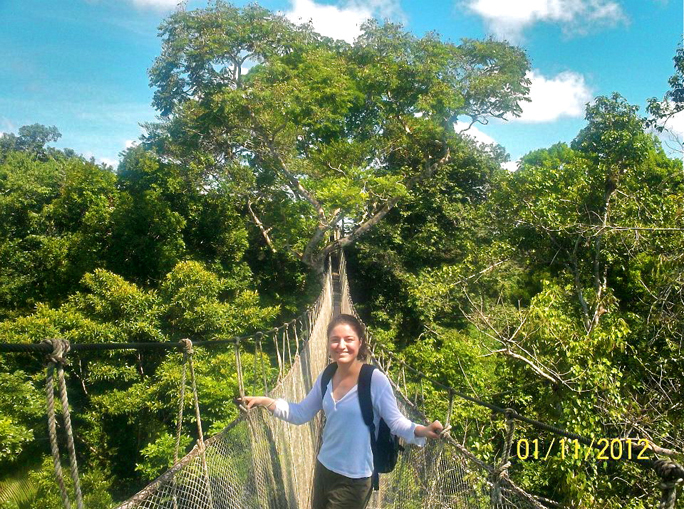 Julie Mahdavi on the Canopy Walk | Cosmic Sister